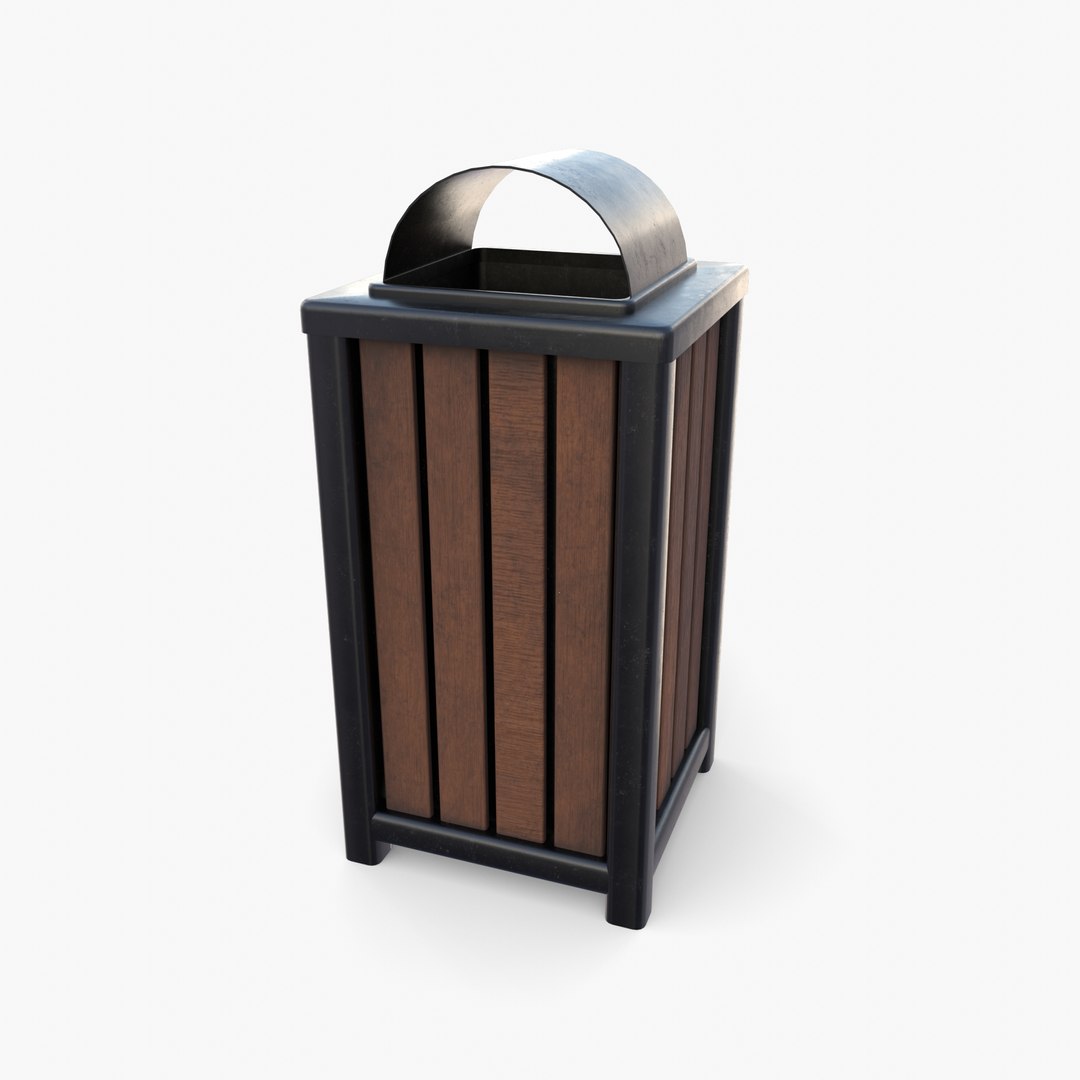 Trash Can V3 3D - TurboSquid 1994595