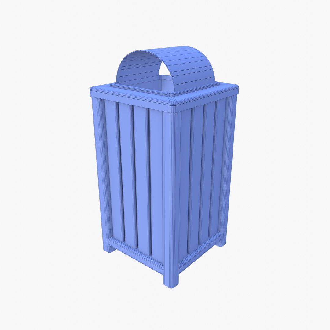 Trash Can V3 3D - TurboSquid 1994595