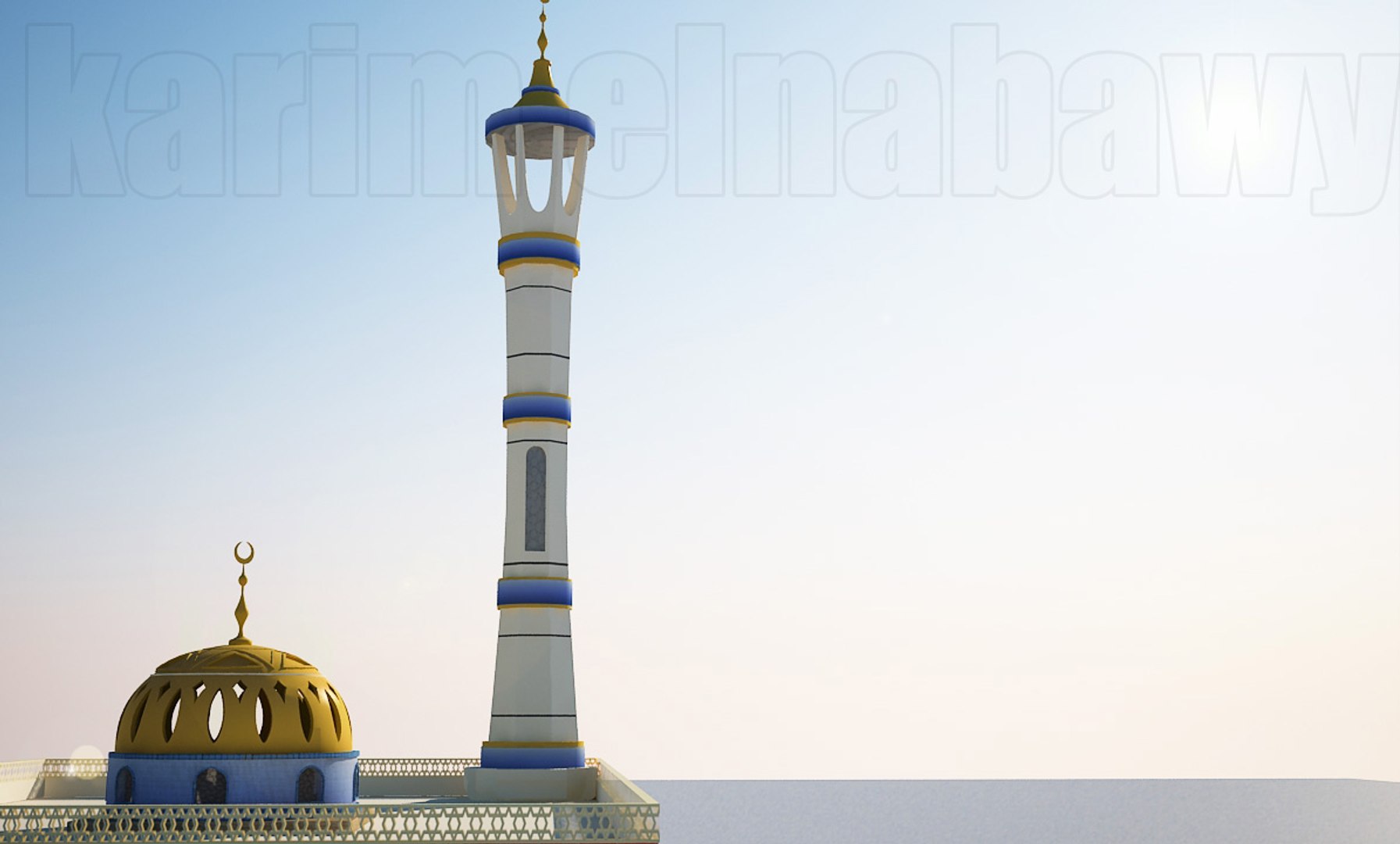 Mosque Islam 3d Dxf