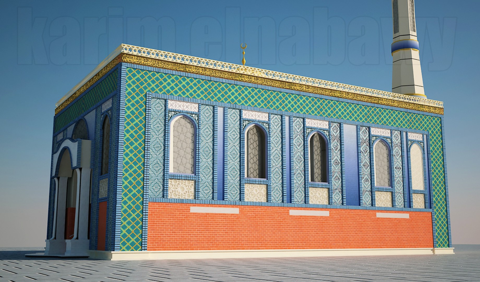 Mosque Islam 3d Dxf