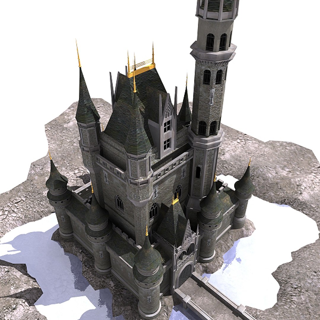 Castle Building Architecture 3d Model