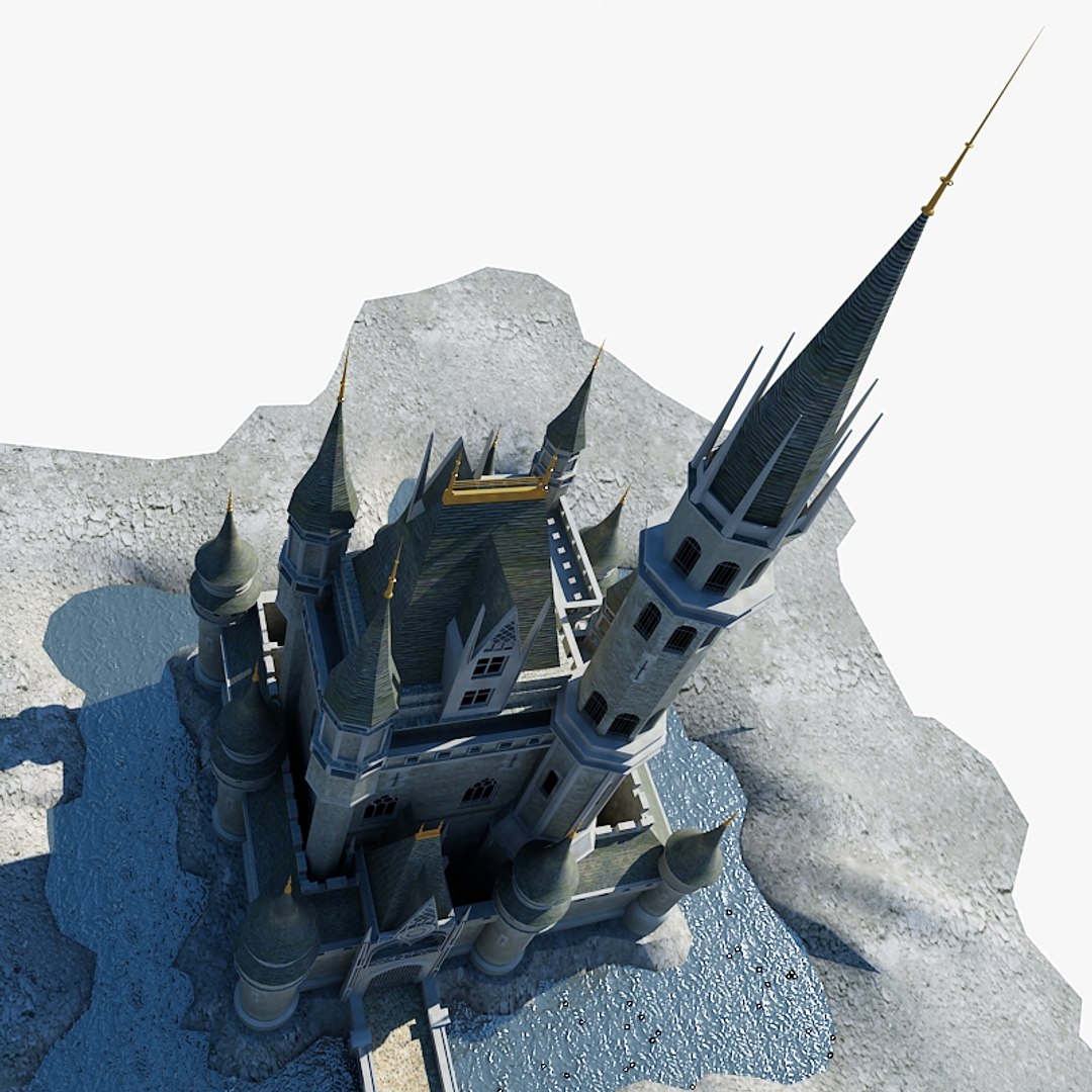Castle Building Architecture 3d Model