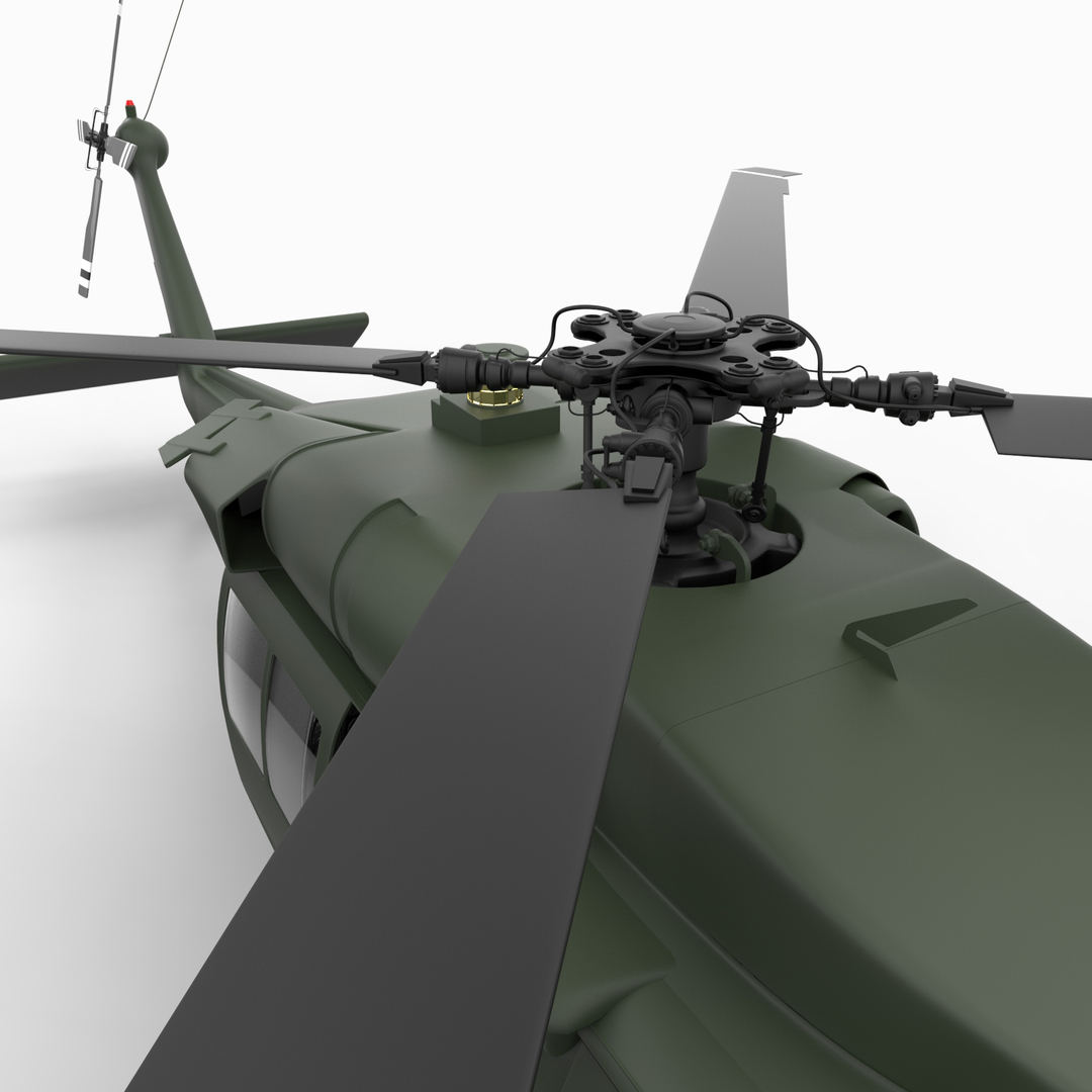 helicopter aircraft army 3d dxf