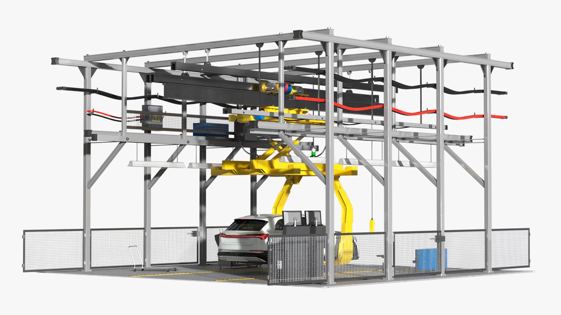 3D Model Audi Assembly Line - TurboSquid 2322270