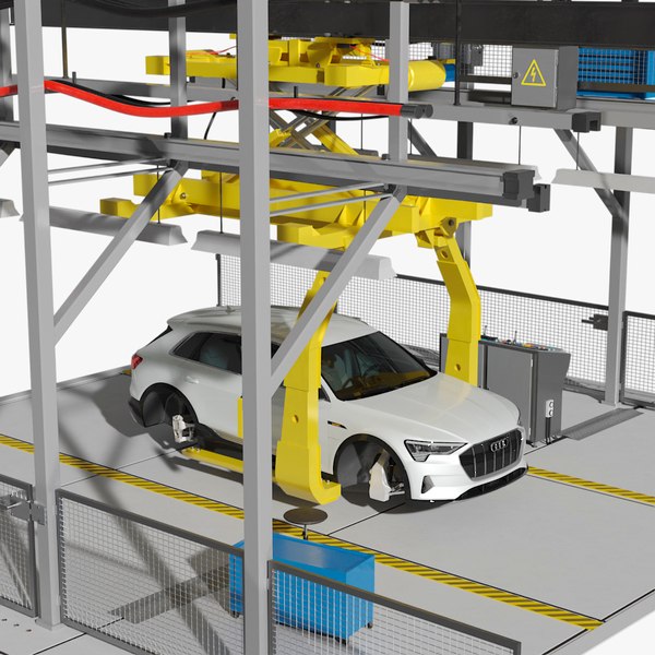 modelo 3d Línea de montaje de Audi - TurboSquid 2322270