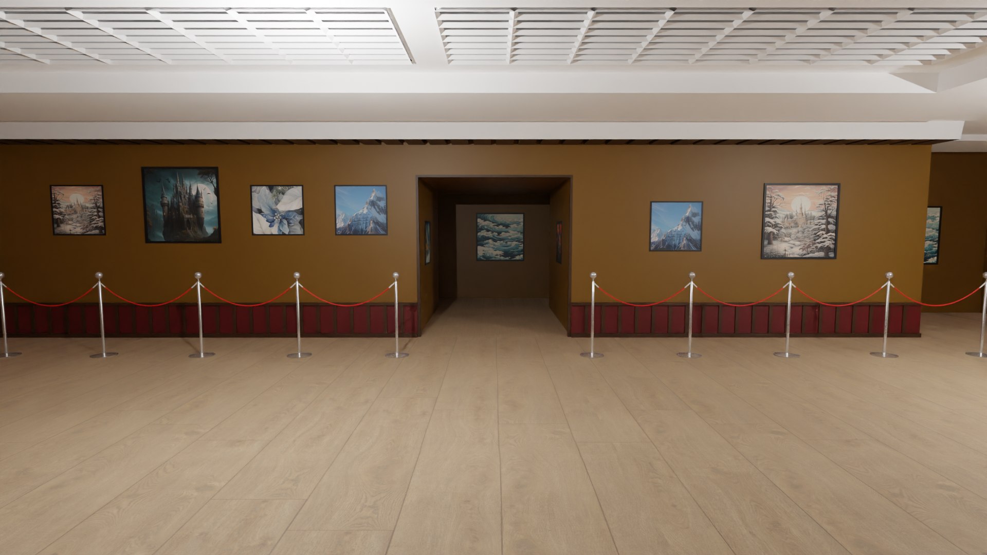 Art Gallery 3D Model - TurboSquid 2157939