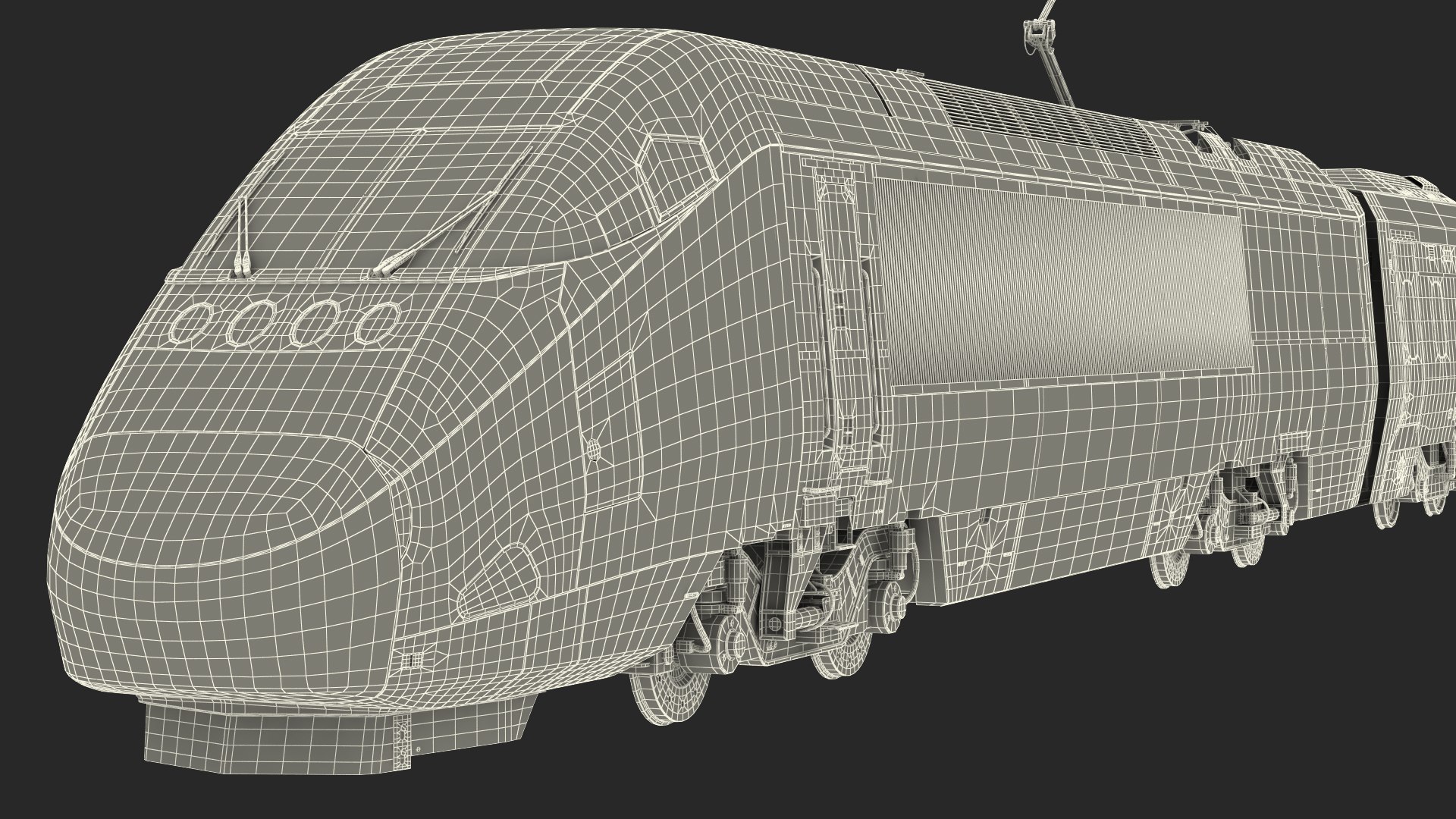 3D amtrak acela express train model - TurboSquid 1447336