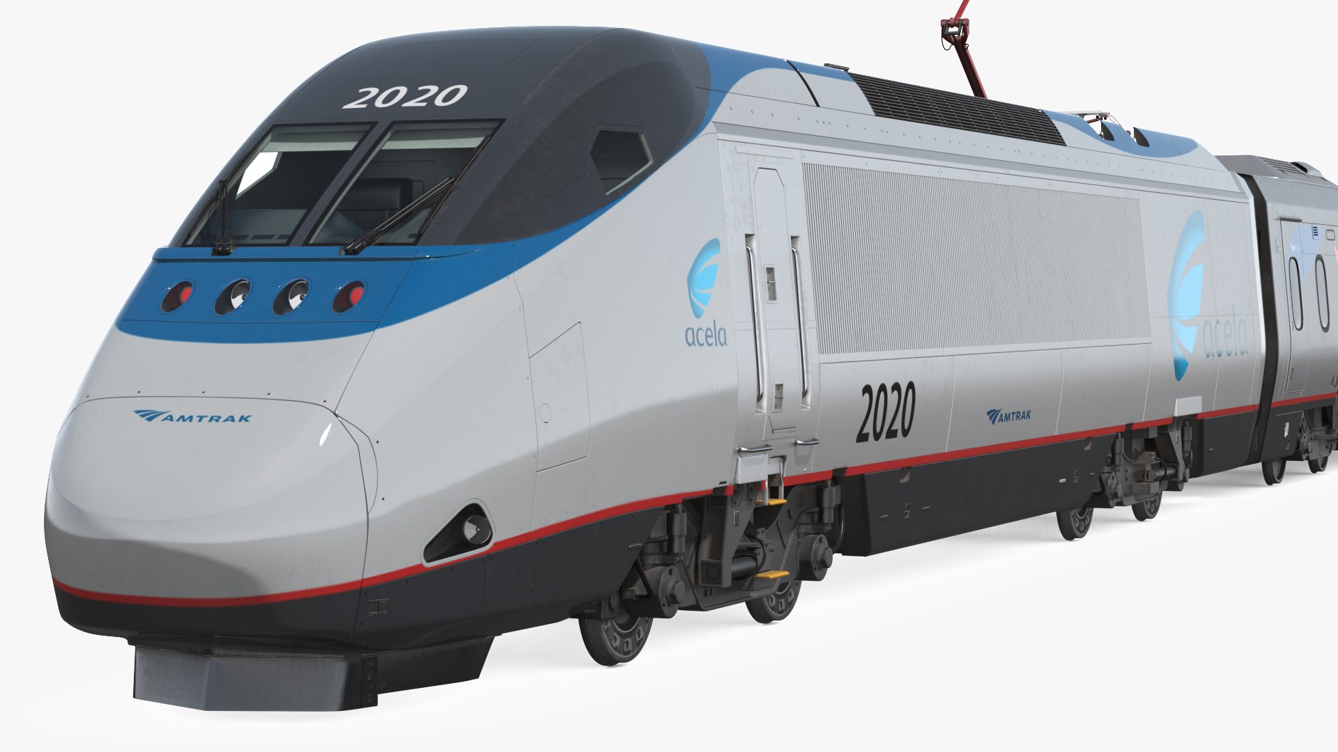 3D amtrak acela express train model - TurboSquid 1447336