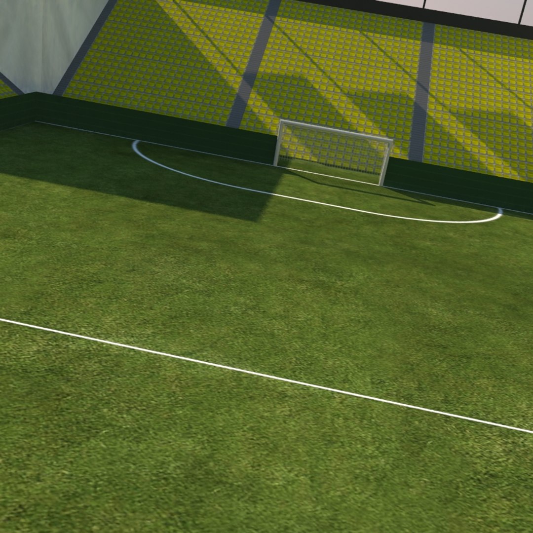 3ds Max Street Soccer Court Arena