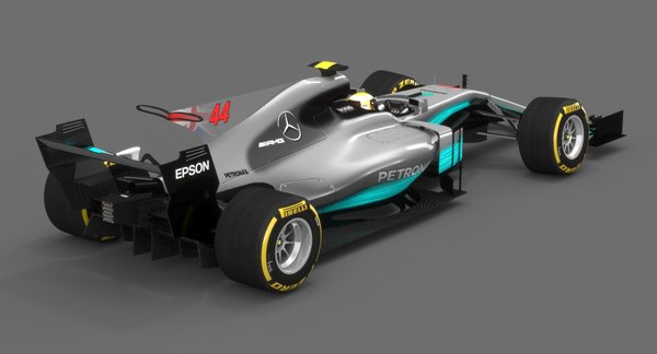 3D mercedes w08 eq power - TurboSquid 1200530