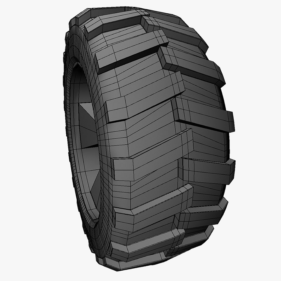 3d Tractor Tire Model