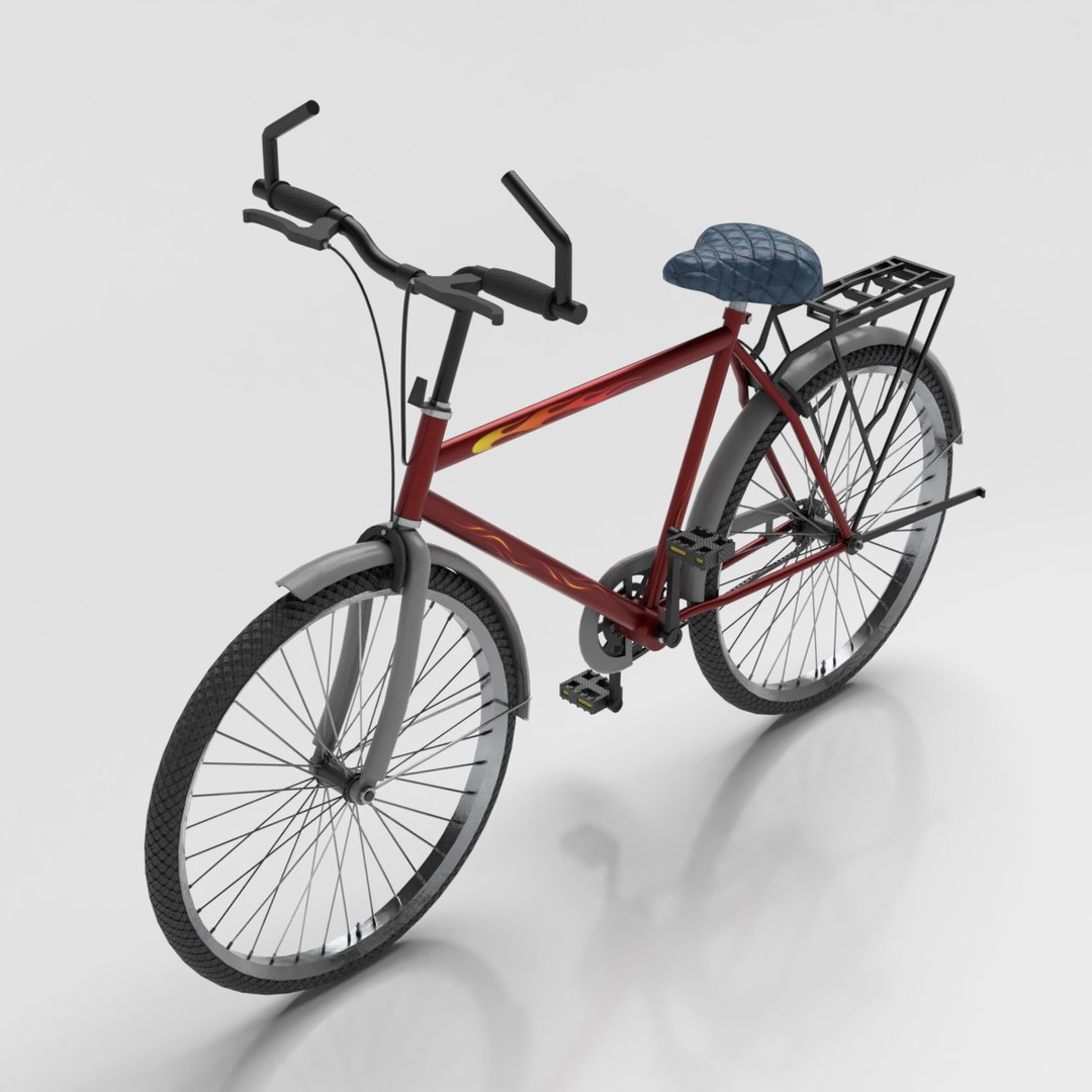 3D Bicycle Metallic - TurboSquid 1323306