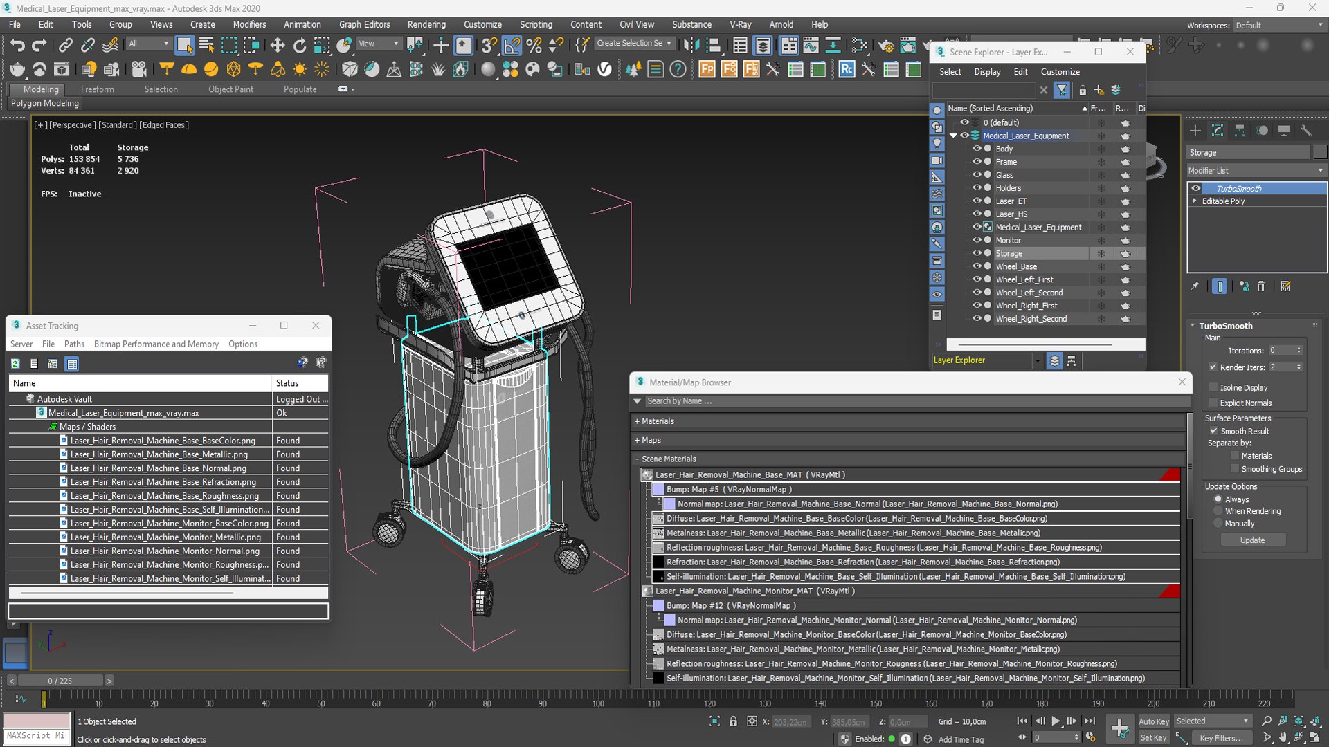 3D Medical Laser Equipment Model - TurboSquid 2326392