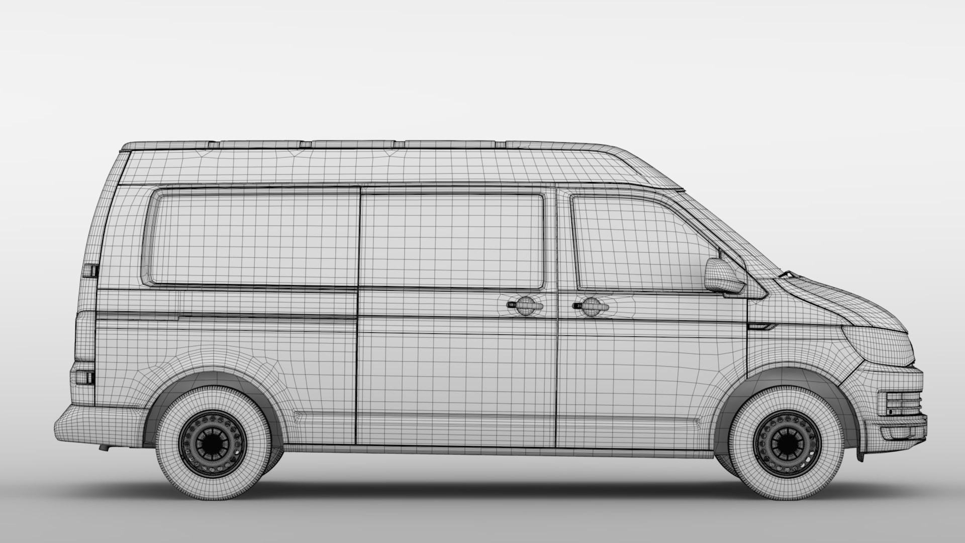 3D Volkswagen Transporter Van - TurboSquid 1197854