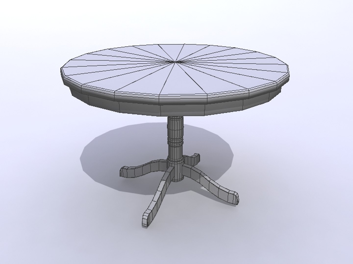 3d Model Table Setting