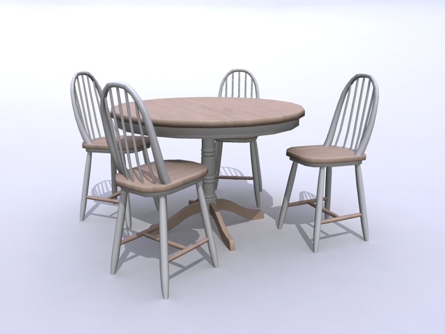 3d Model Table Setting
