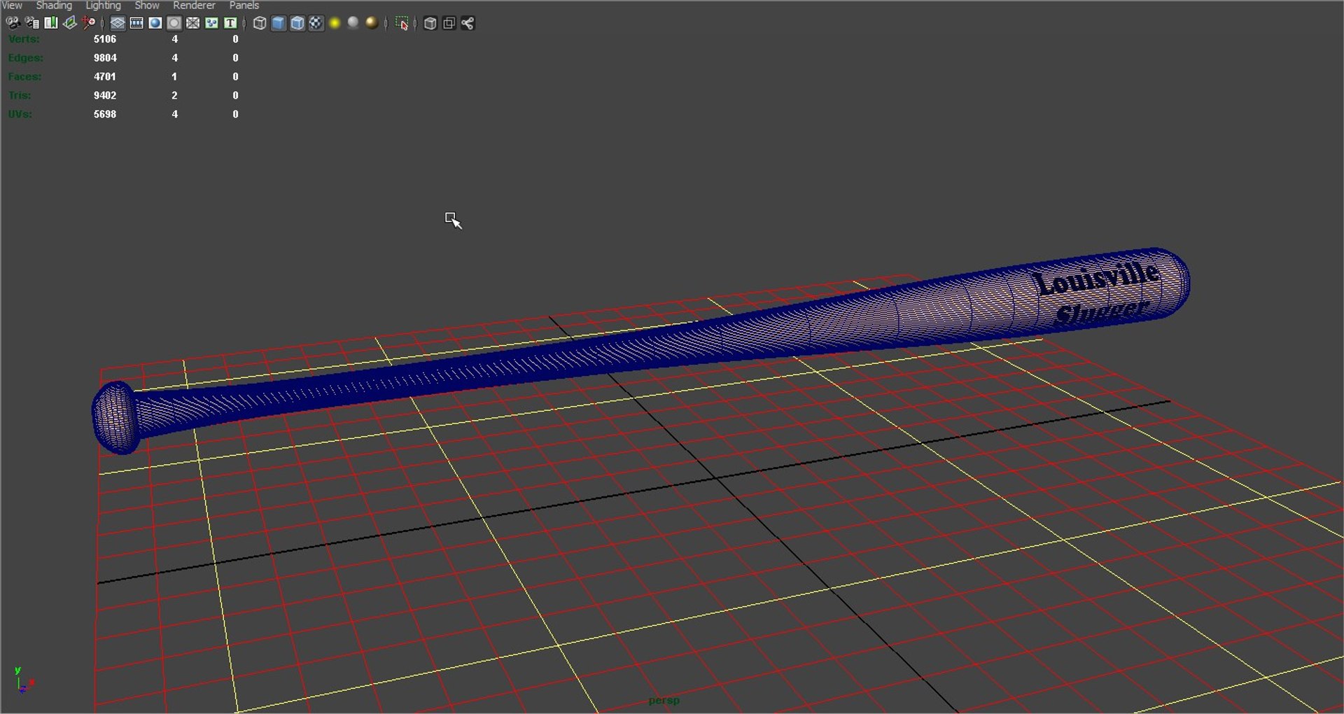 Baseball Bat 3d Obj