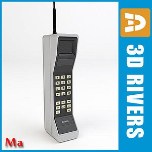 mobile phone 3d model