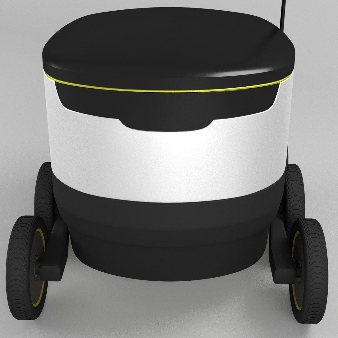 Delivery robot model - TurboSquid 1150318
