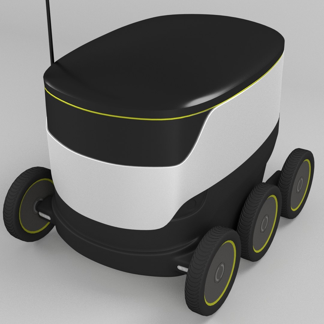 Delivery robot model - TurboSquid 1150318