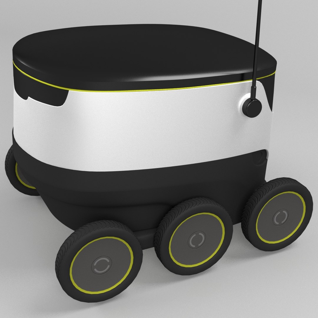 Delivery robot model - TurboSquid 1150318
