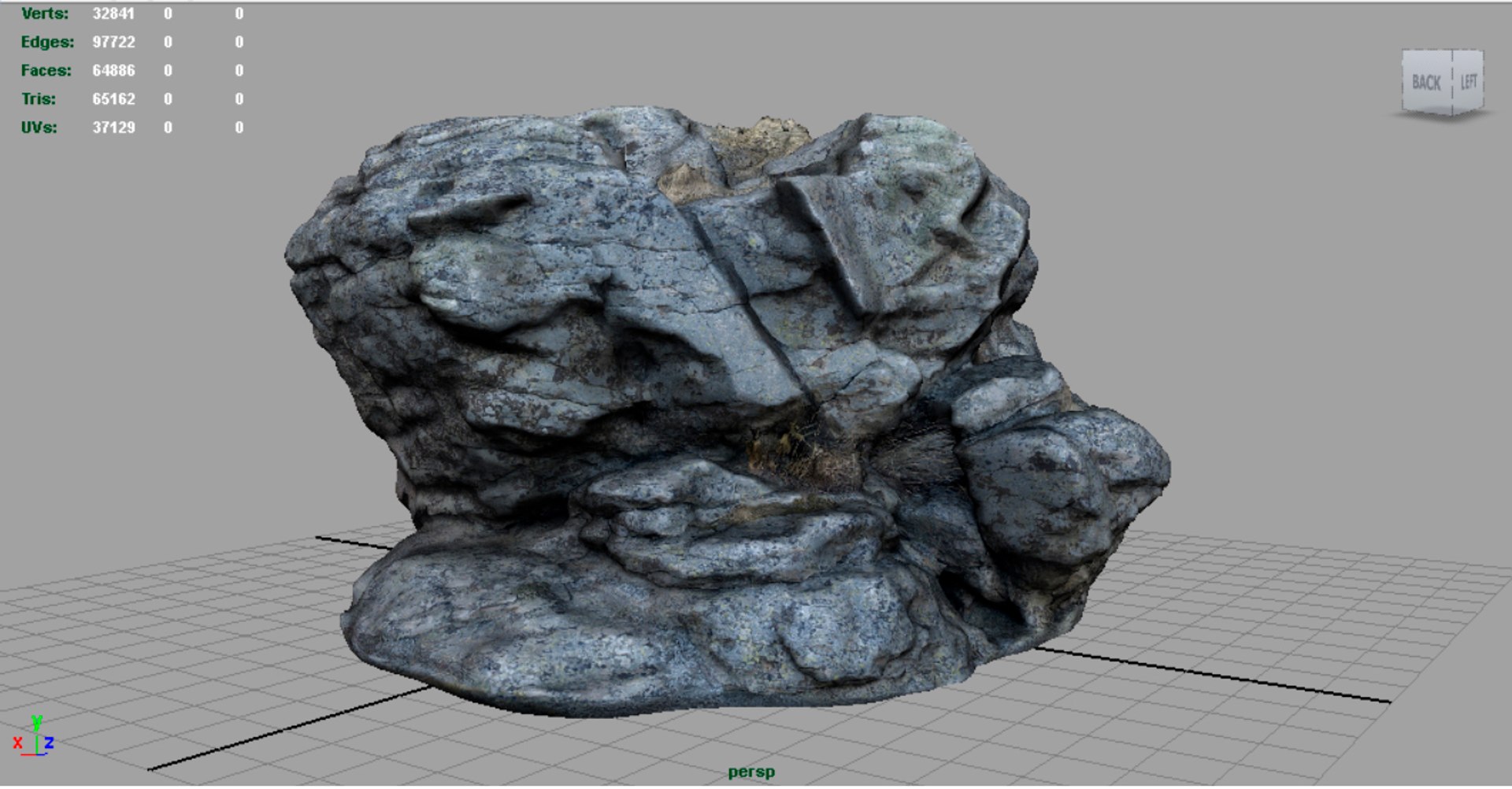 Rock Model - TurboSquid 1211099