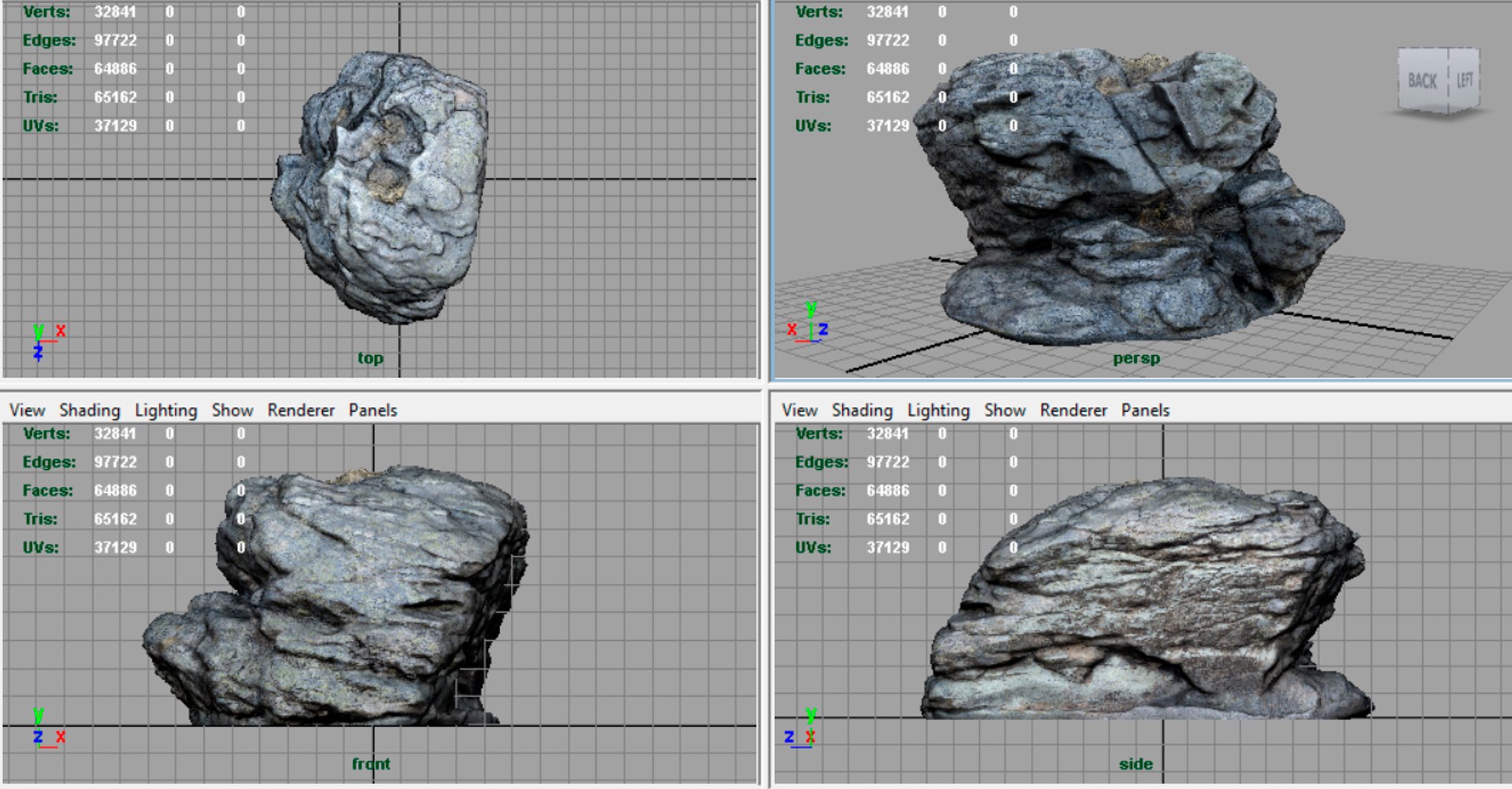 Rock Model - TurboSquid 1211099