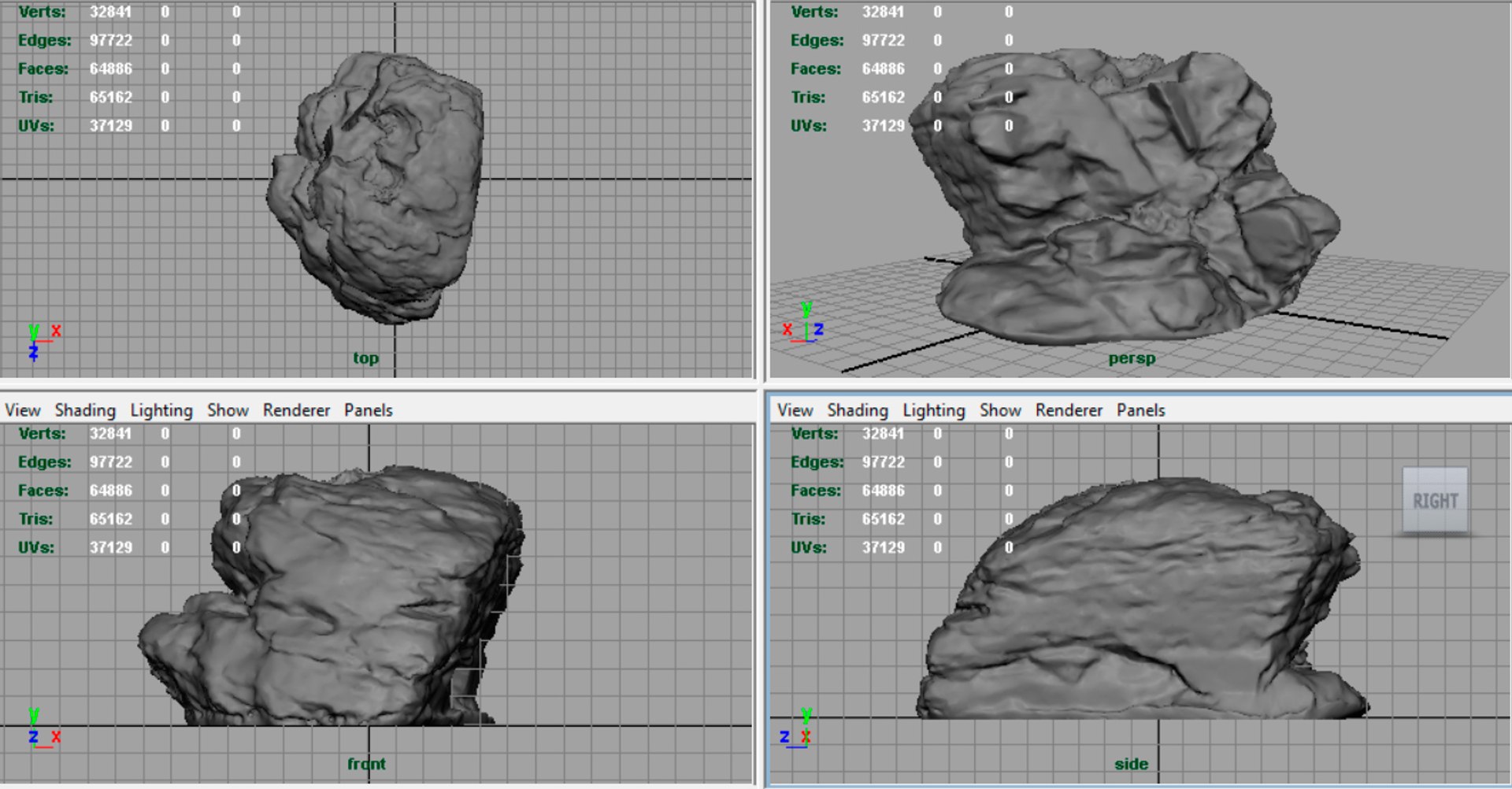Rock Model - TurboSquid 1211099