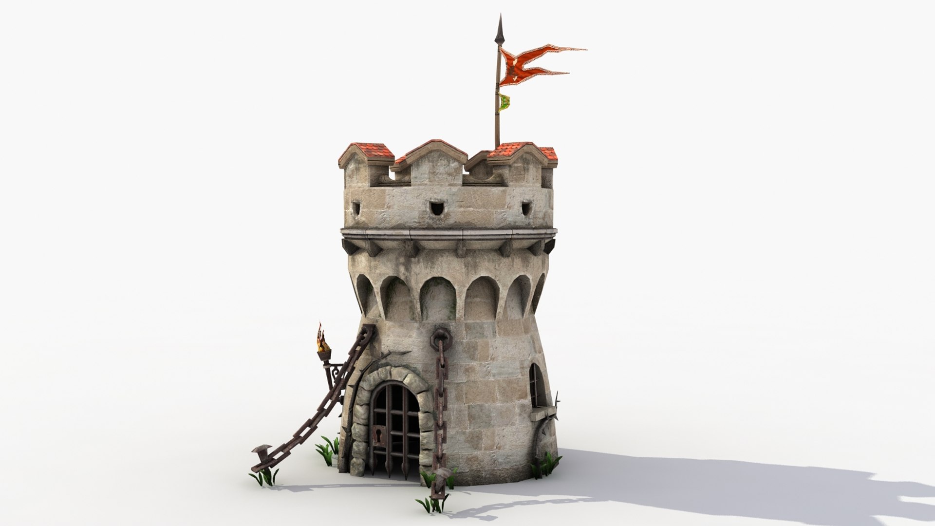 Max Fantasy Medieval Dungeon Tower