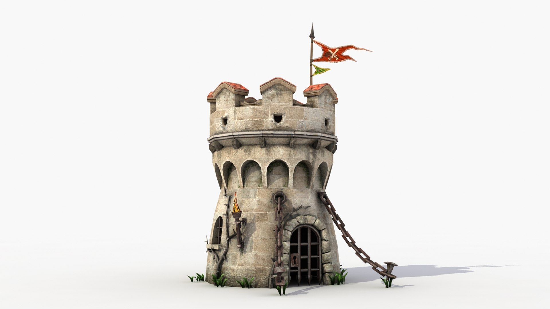 Max Fantasy Medieval Dungeon Tower