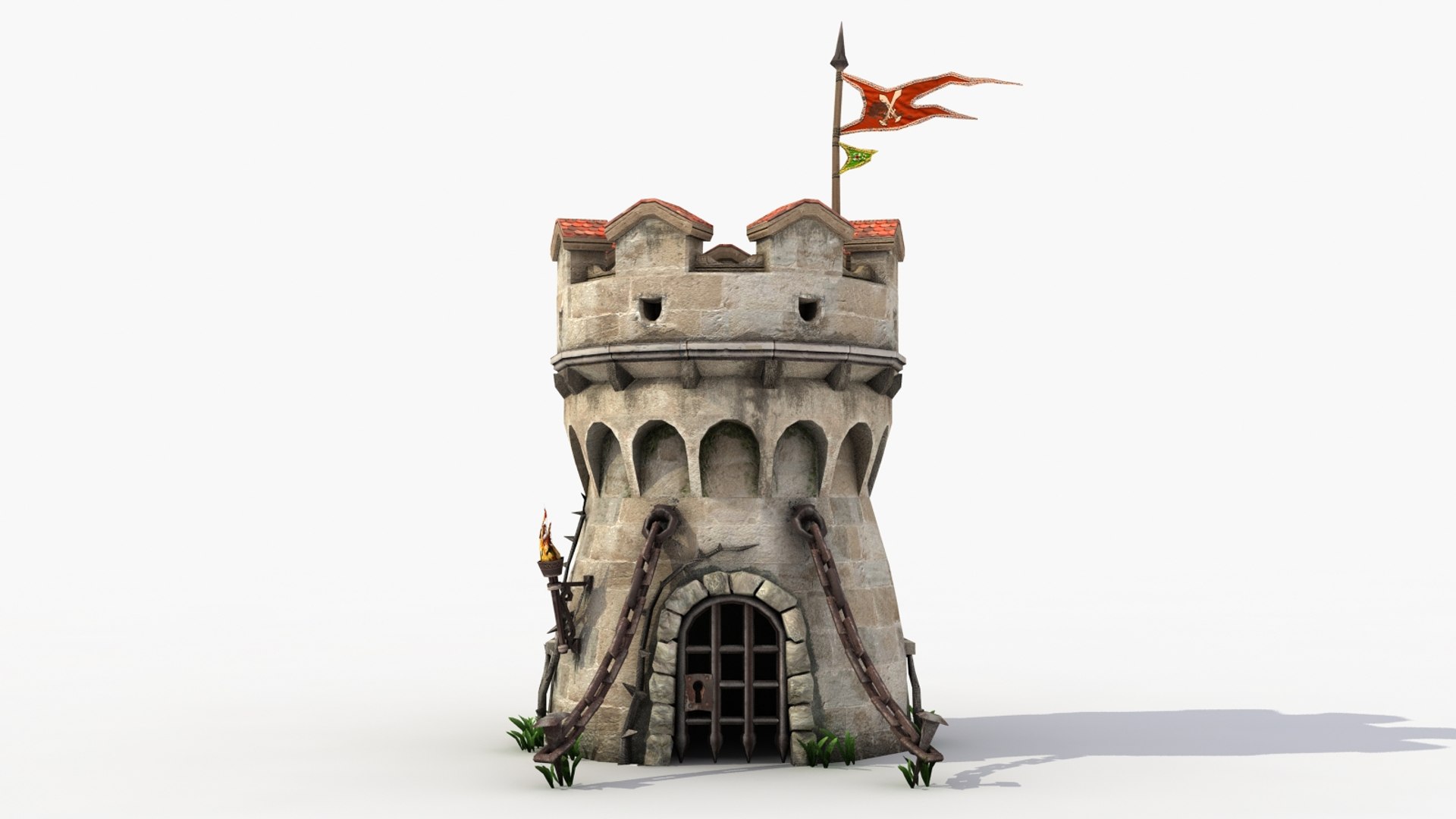 Max Fantasy Medieval Dungeon Tower