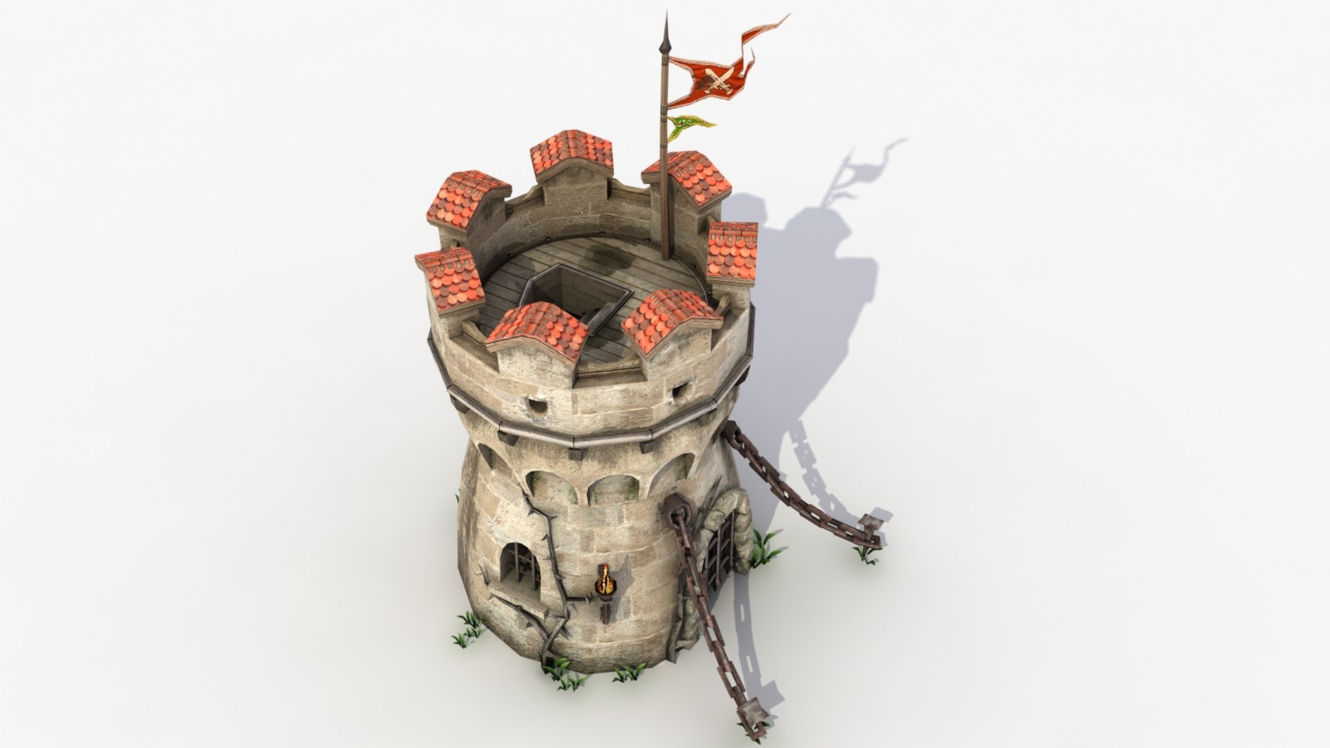 Max Fantasy Medieval Dungeon Tower