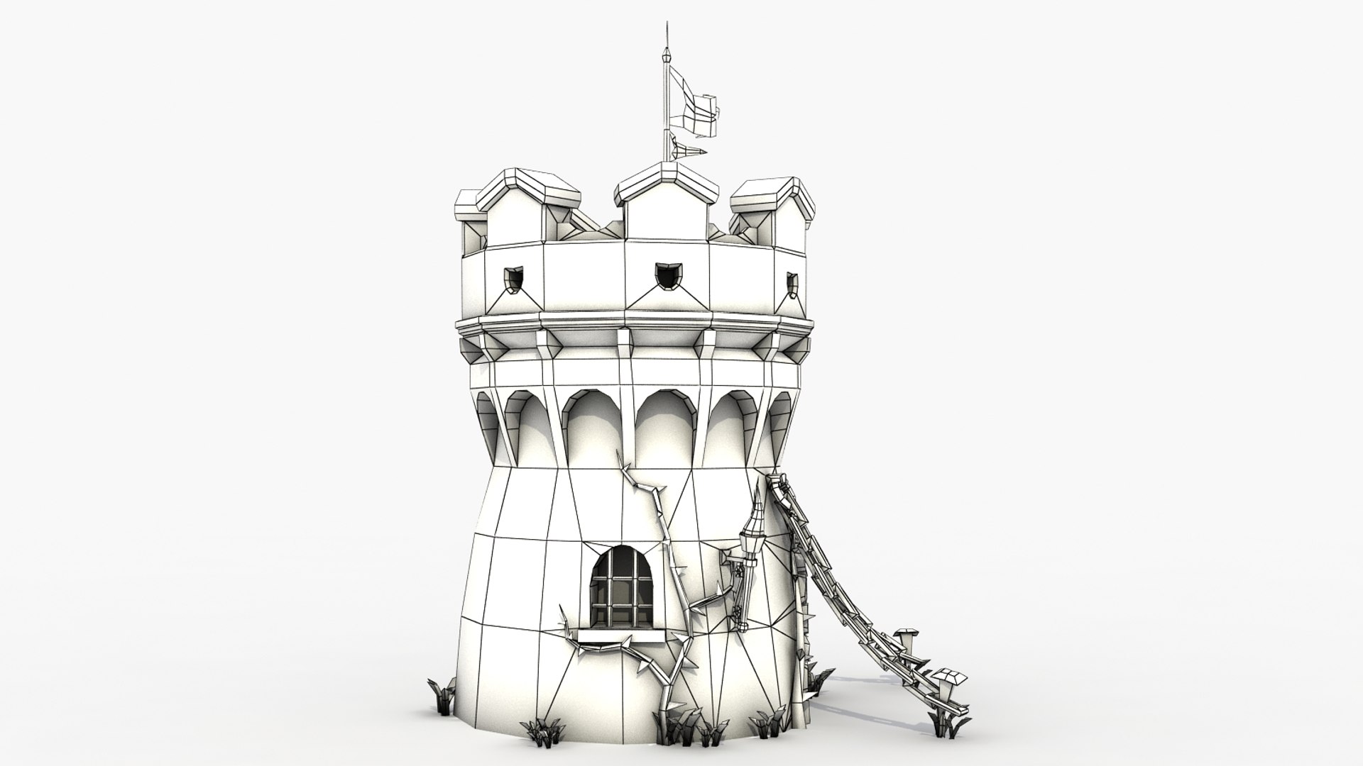 Max Fantasy Medieval Dungeon Tower