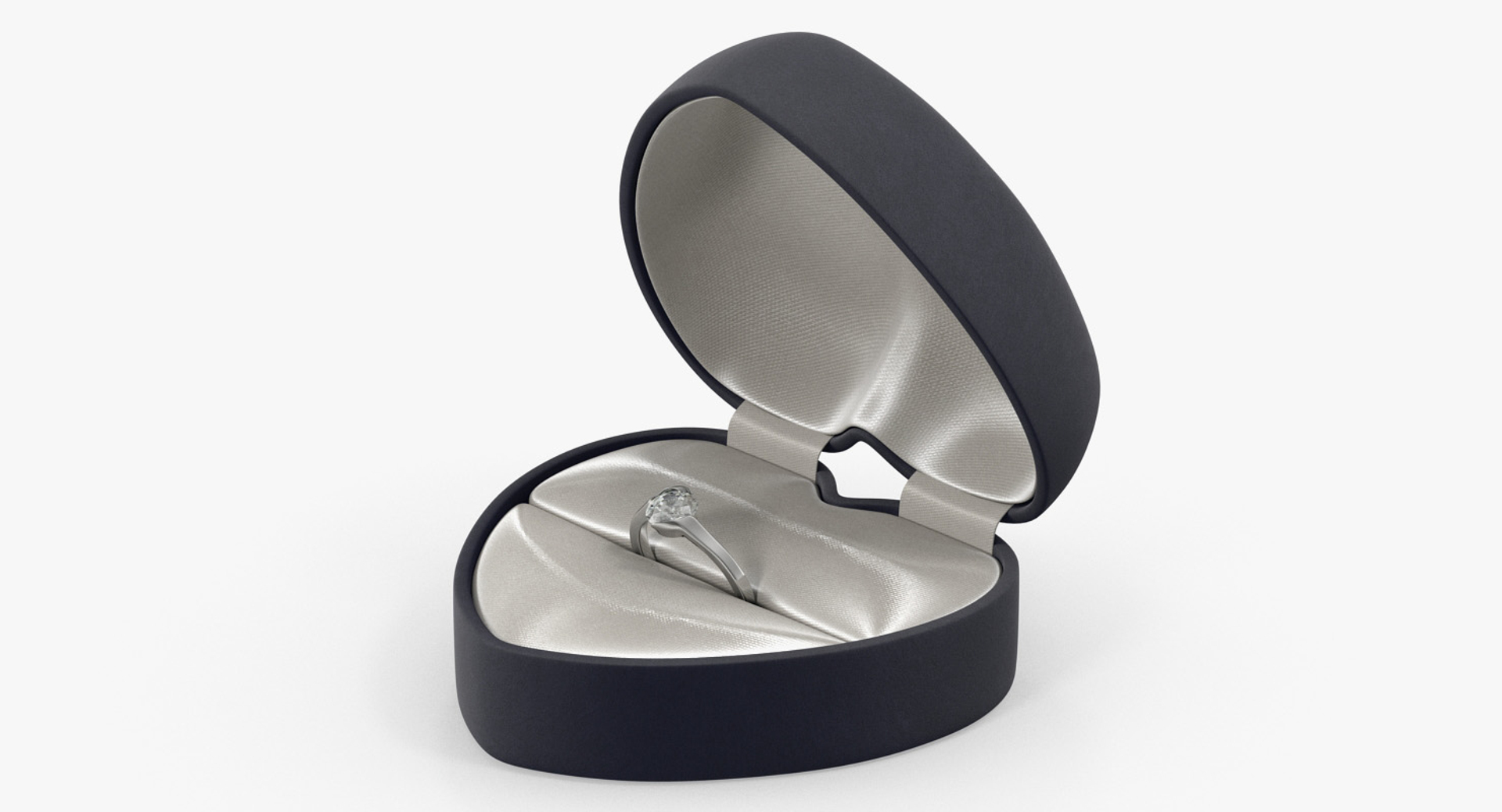 Velvet Gift Box Diamond Ring Model - TurboSquid 1283454