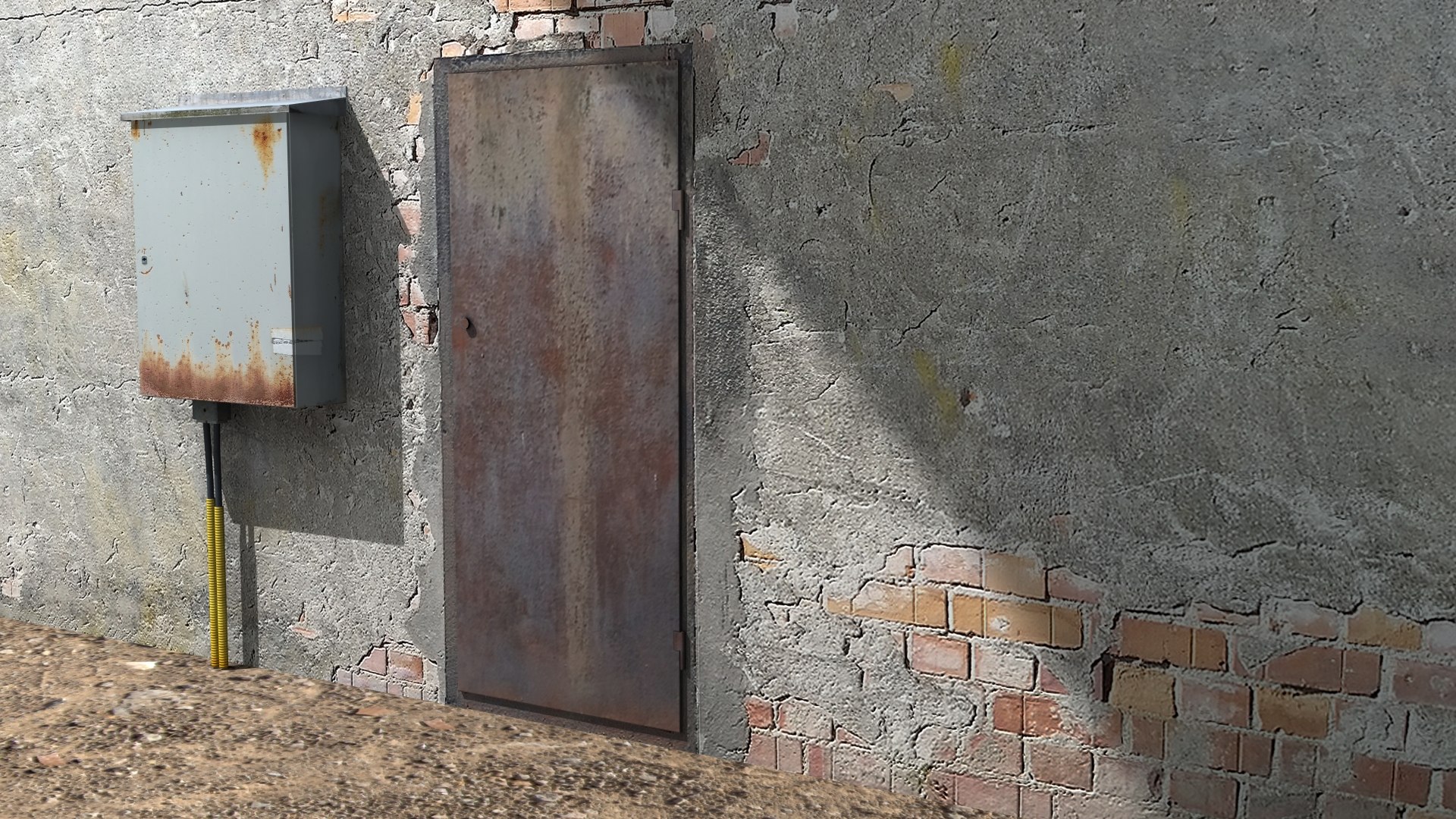 Switch Box Rusty model - TurboSquid 1973454