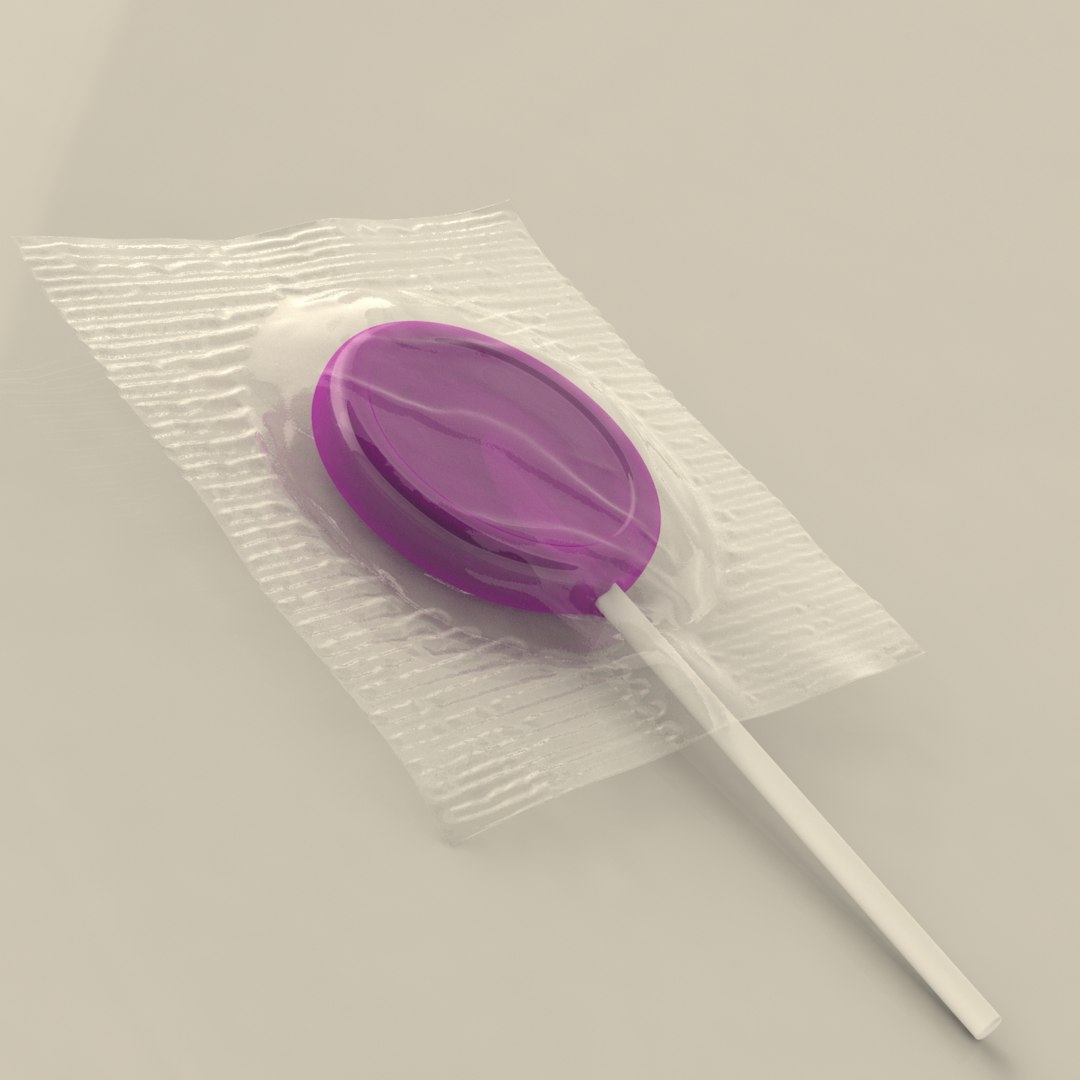 3d sucker candy
