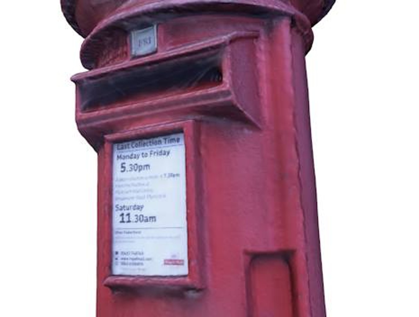 3d Realistic Royal Mail Post Box
