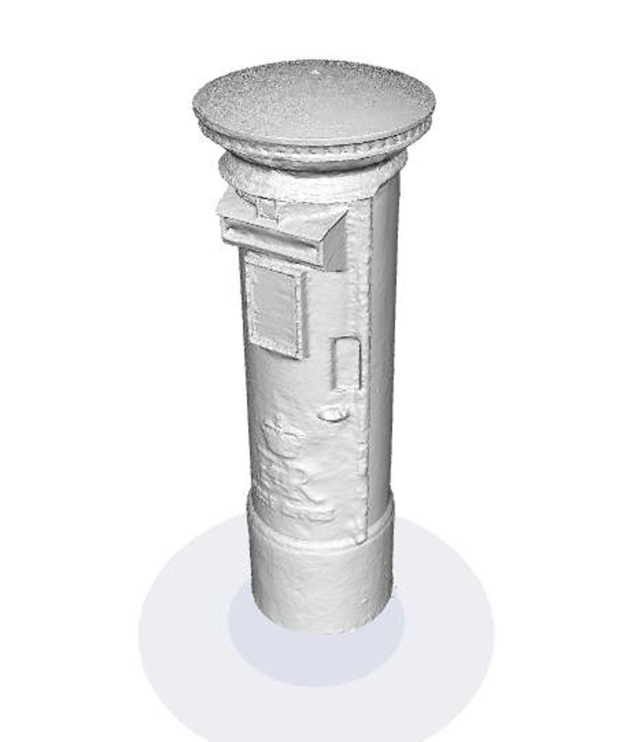 3d Realistic Royal Mail Post Box