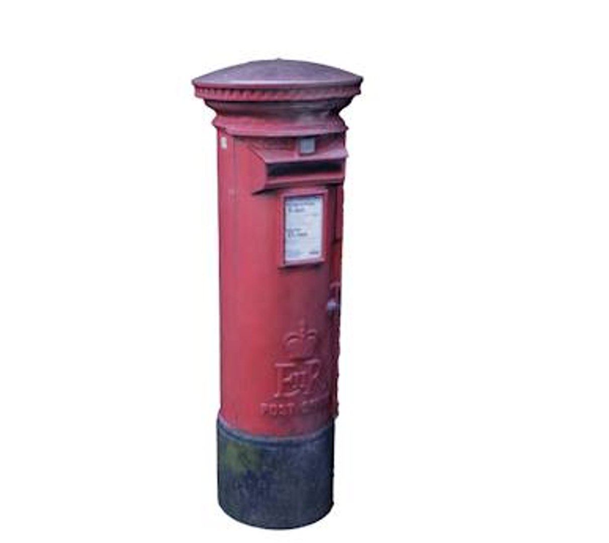 3d Realistic Royal Mail Post Box