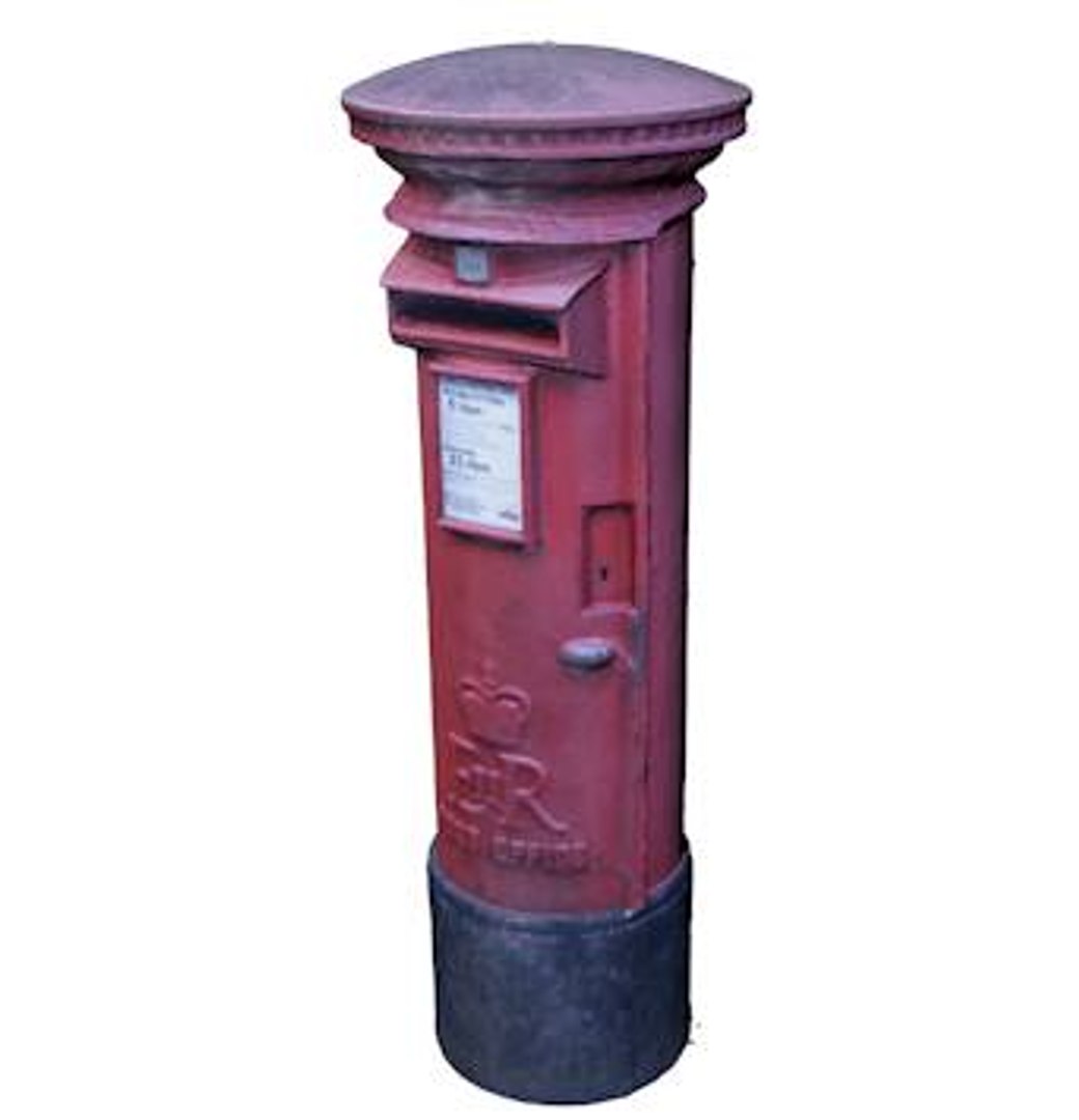 3d Realistic Royal Mail Post Box