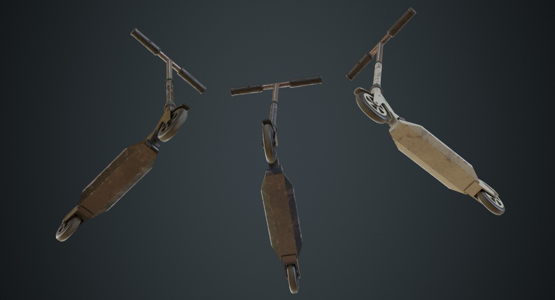 Kick Scooter 2b 3D Model - TurboSquid 1424135