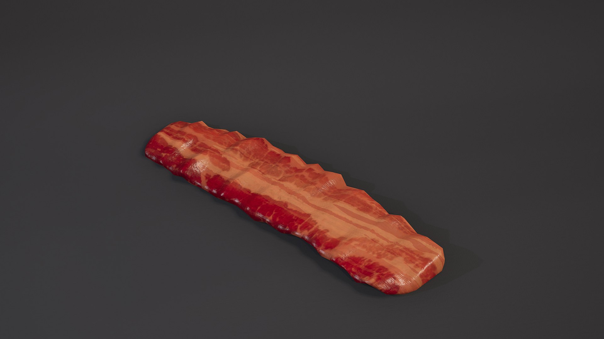 Bacon Pork Food 3D Model - TurboSquid 1686334