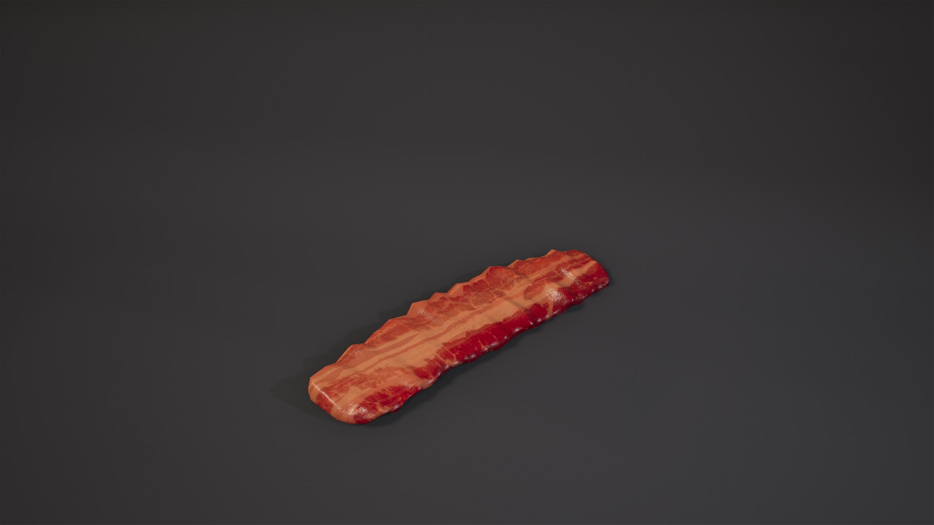 Bacon Pork Food 3D Model - TurboSquid 1686334