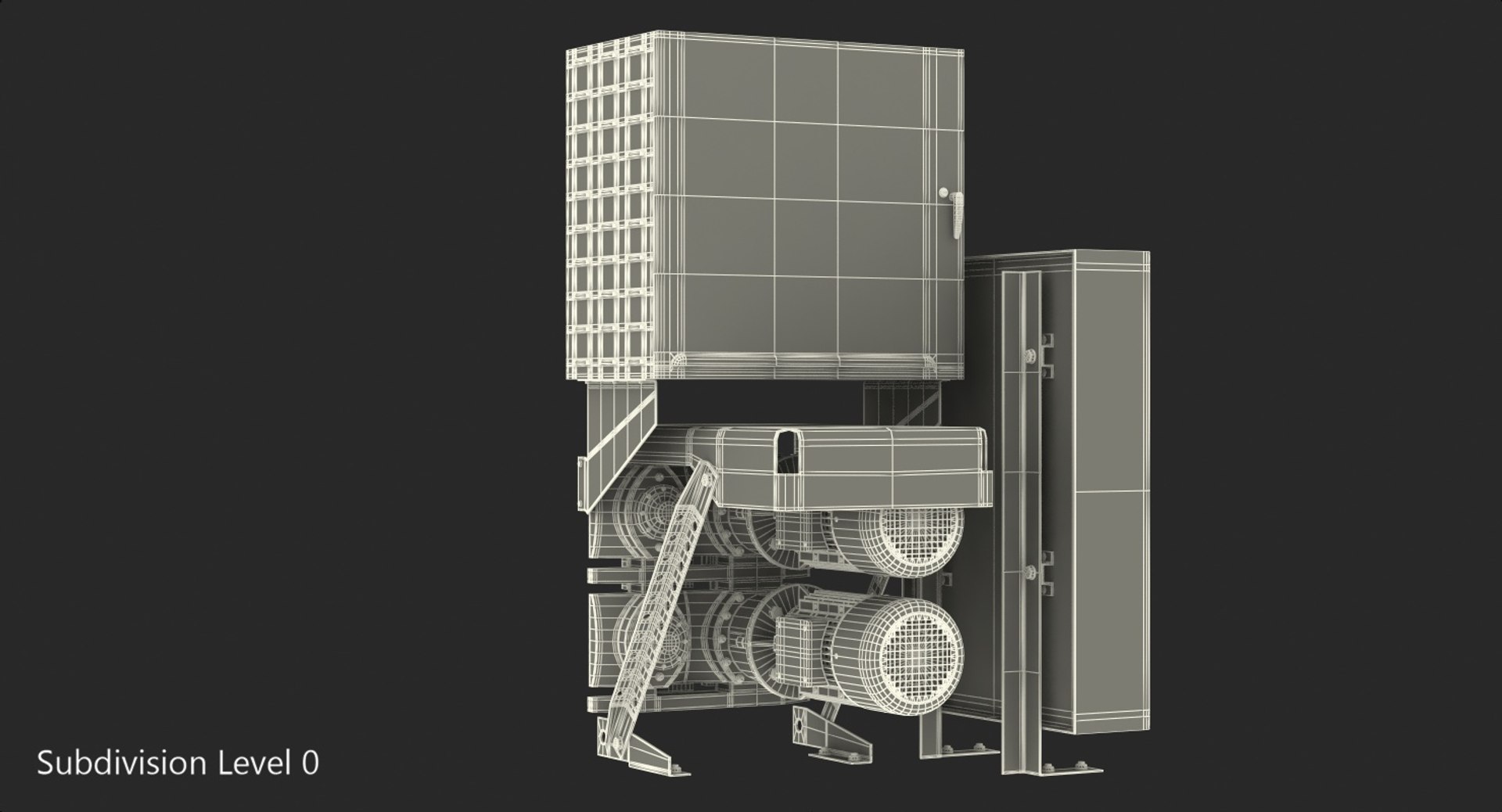3D Elevator Motor Engine - TurboSquid 1416883