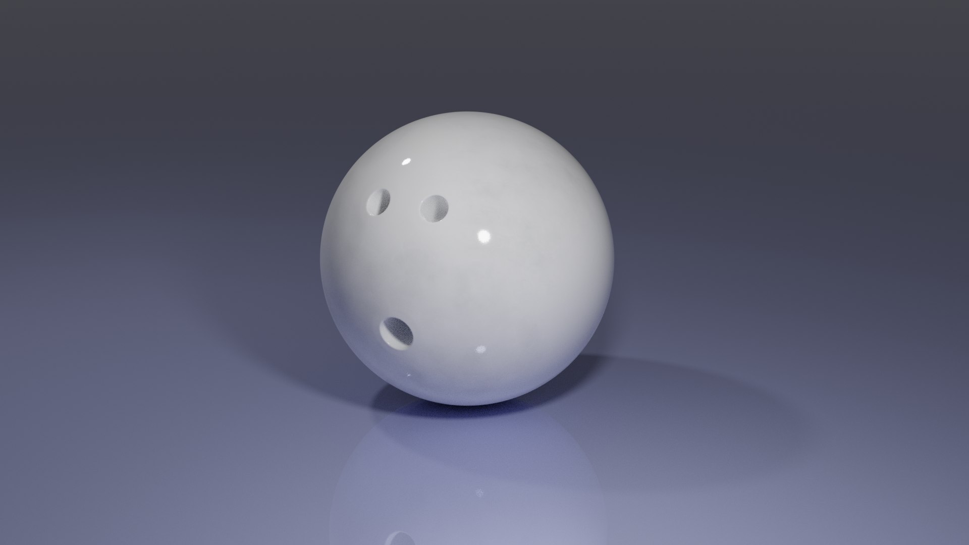 Bowling Ball With White Color 3D Model - TurboSquid 1736293