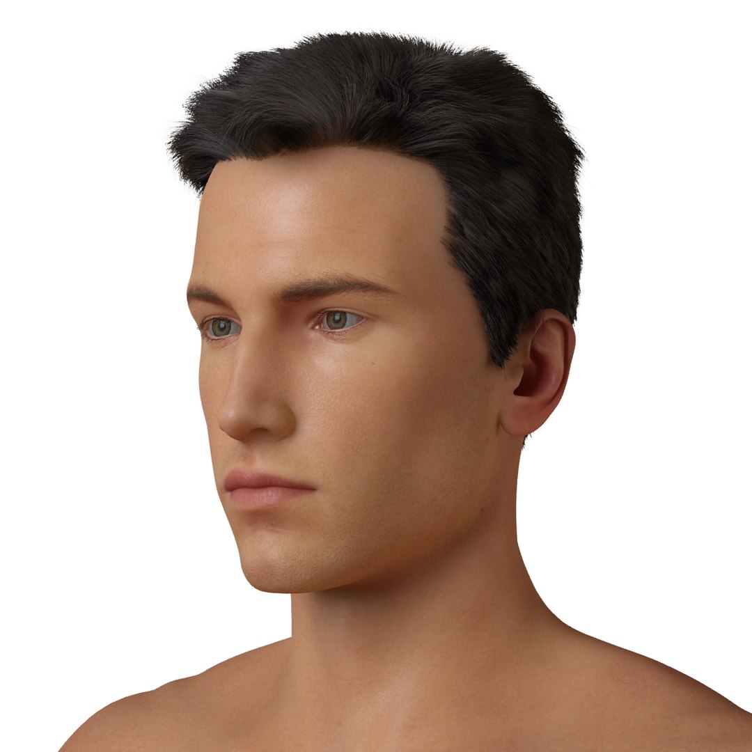 Male Character Realistic 3d Model