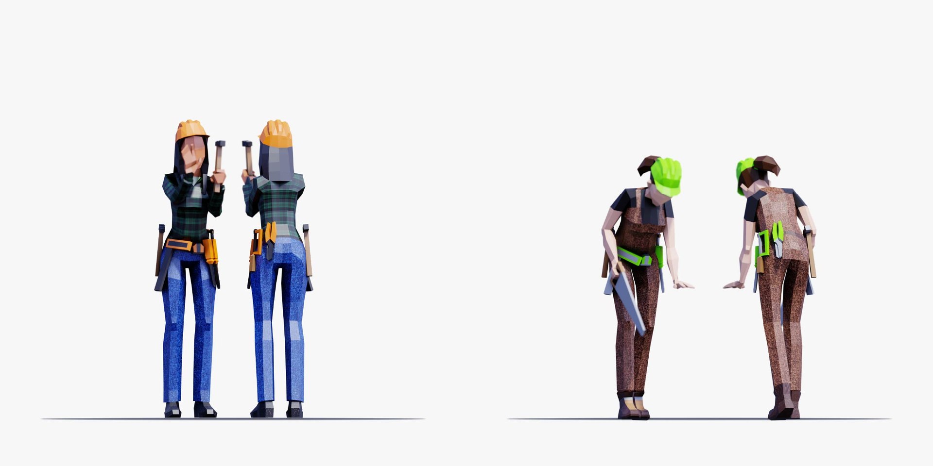 3D Constructors Pack - Animated And Rigged Model - TurboSquid 2046153