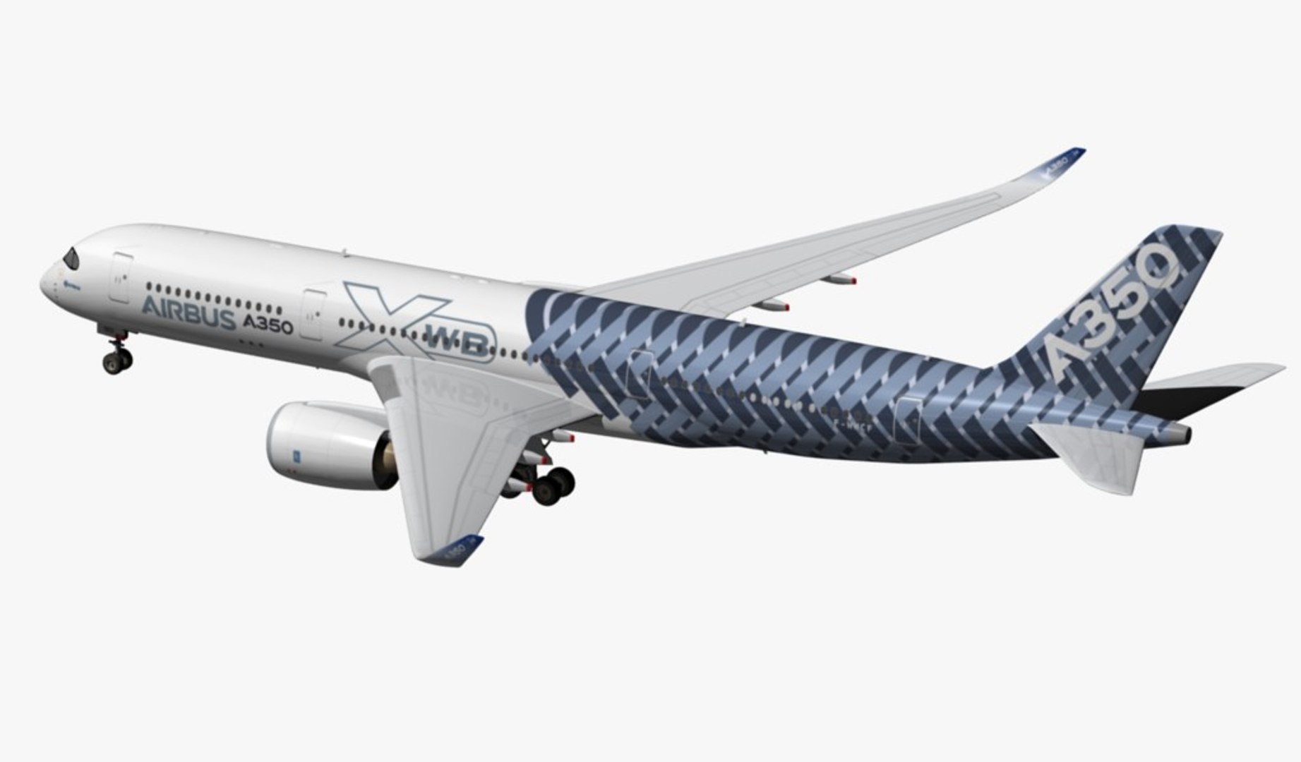 airbus a350 xwb carbon 3d max