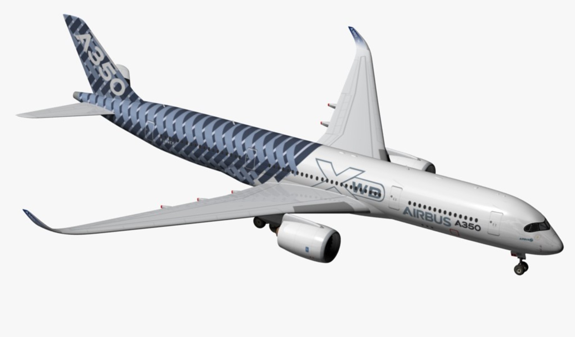 airbus a350 xwb carbon 3d max