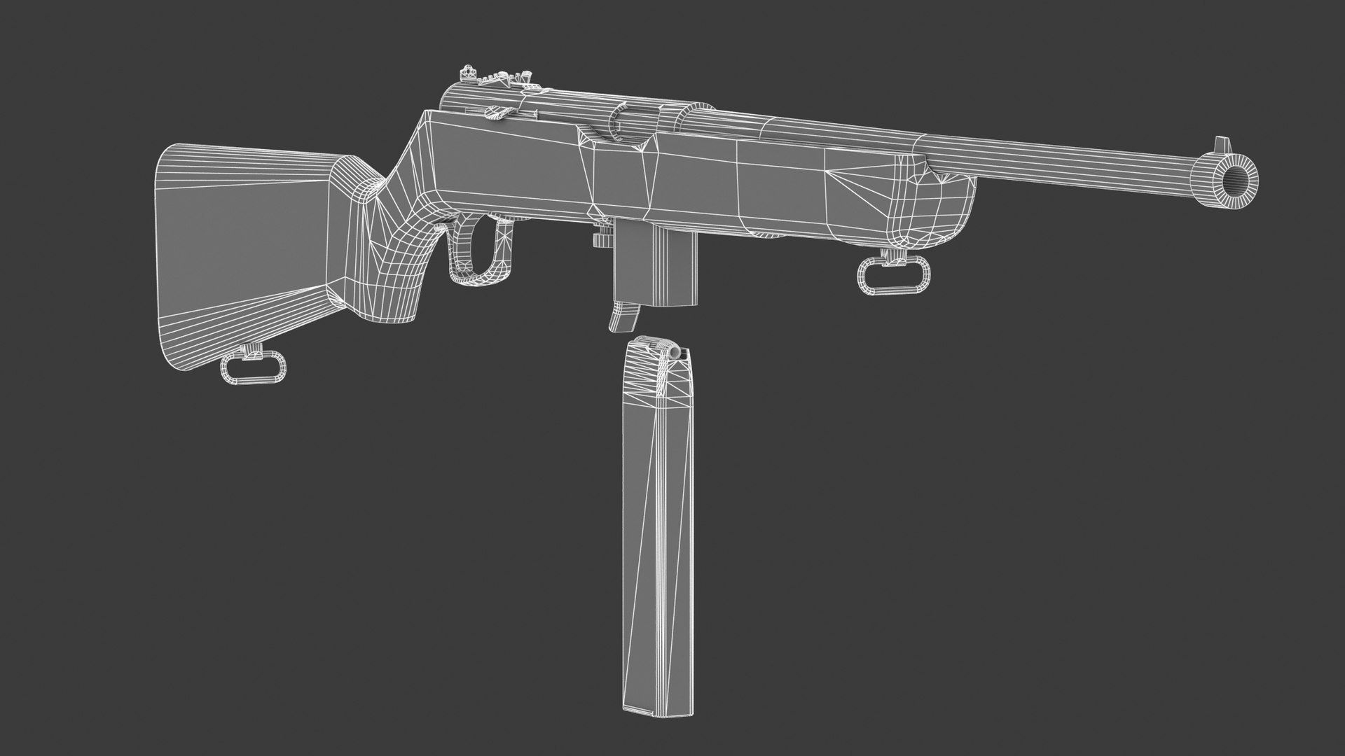 M50 Reising Low Poly PBR Realistic 3D - TurboSquid 2046030